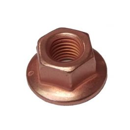 Flensborgmoer M8 verkoperd met kraag (uitlaat spruitstukmoer)